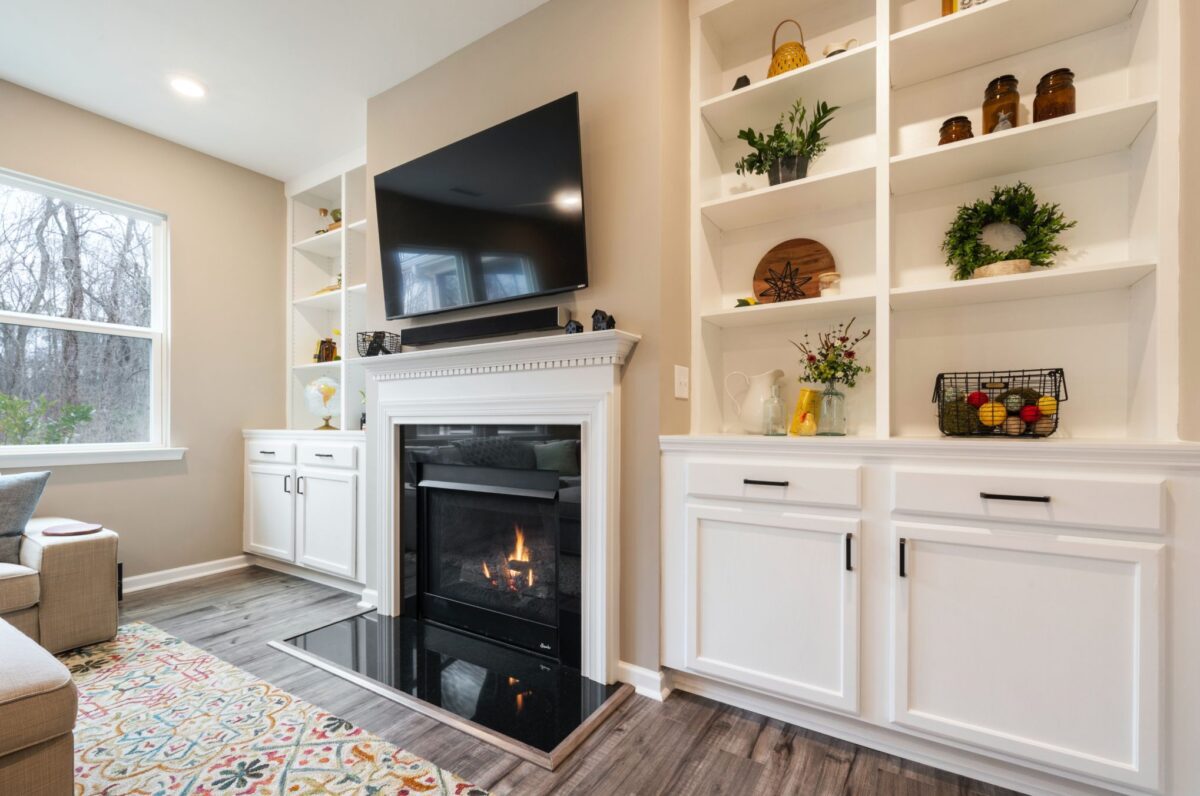 How To Create The Perfect Media Wall With A Fireplace - Brick Anew