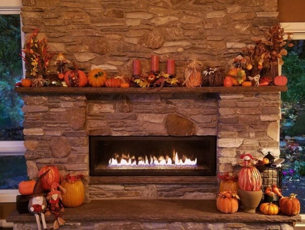 20 Beautiful Fireplace Hearth Decor Ideas for Your Living Room - Brick-Anew